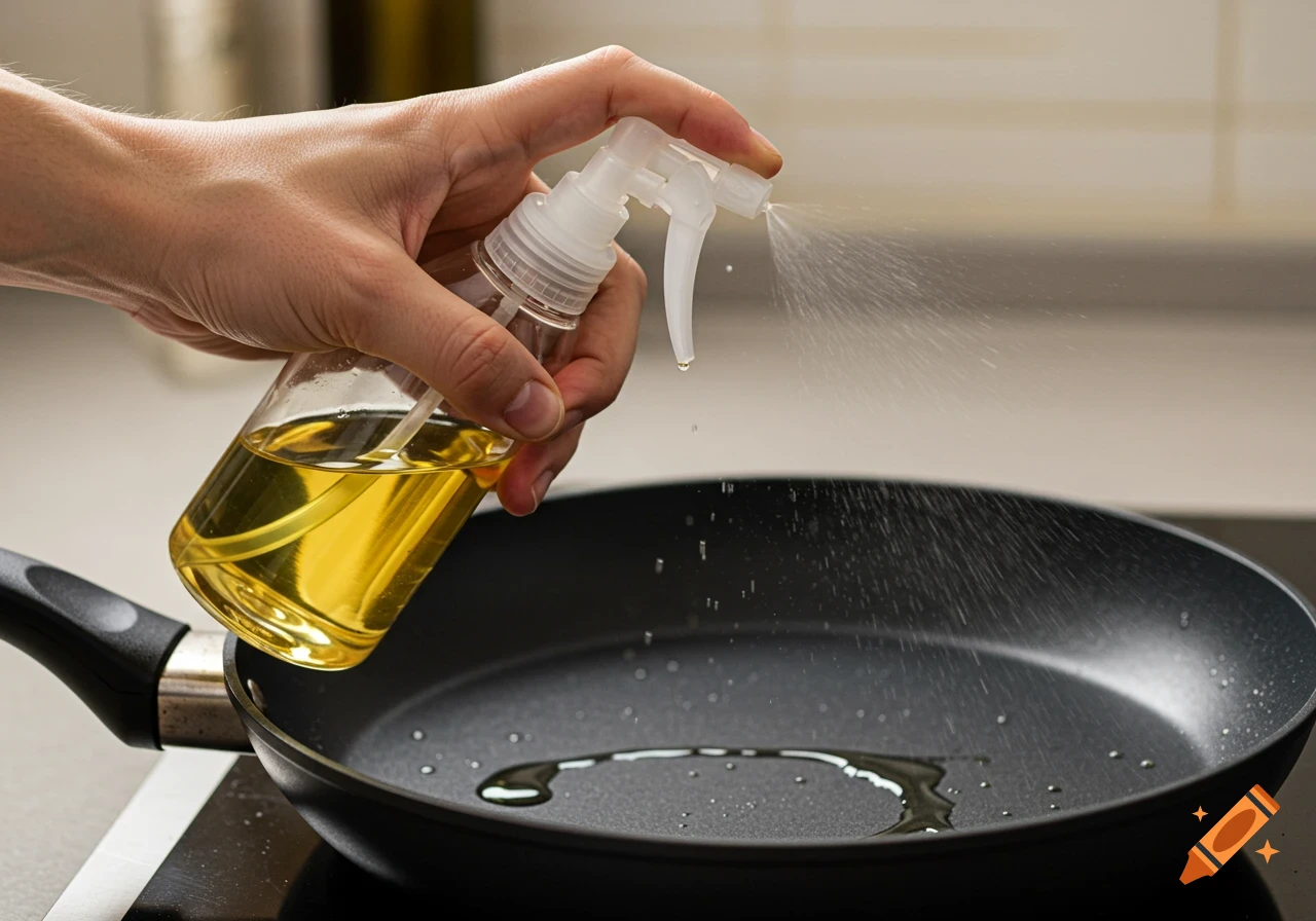 Sliced garlic frying in oil in a pan on Craiyon