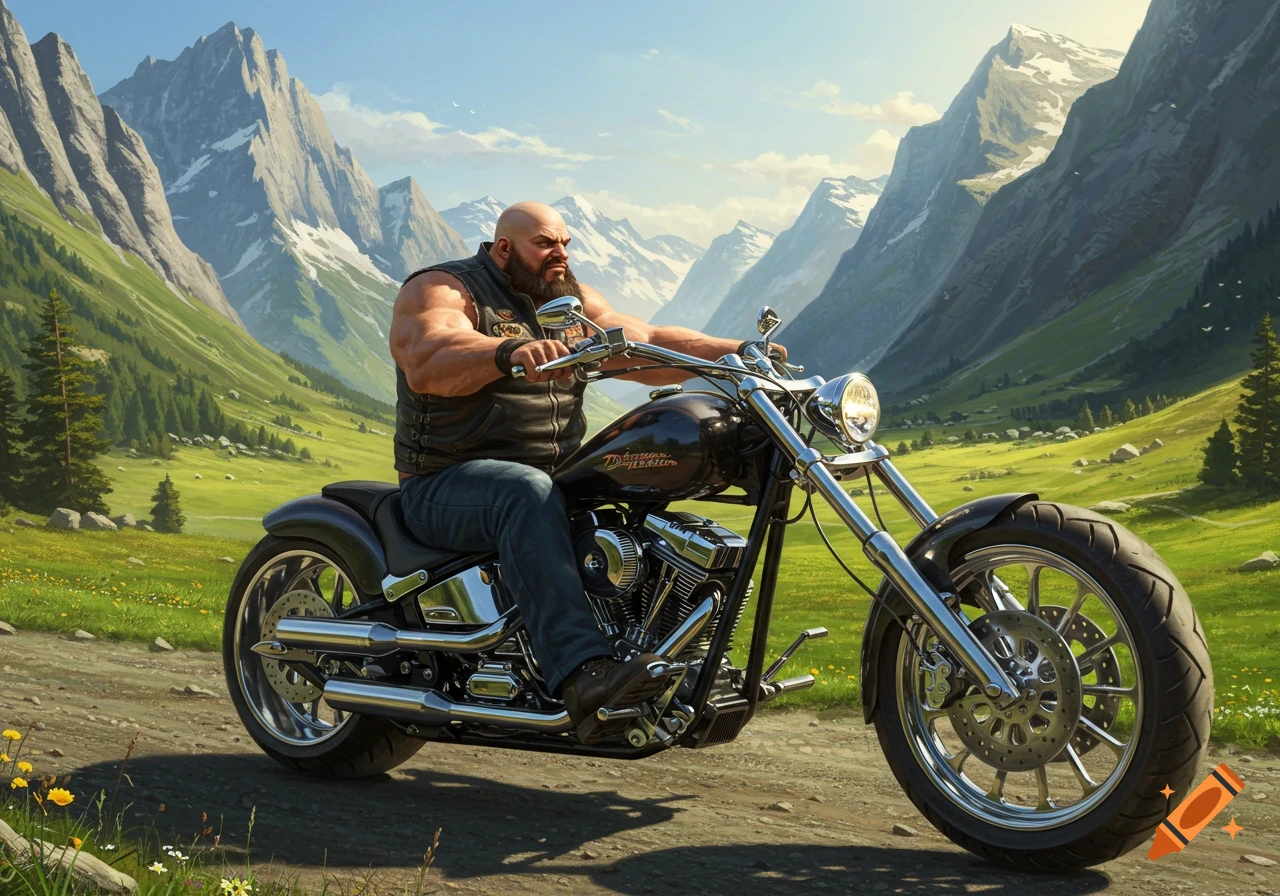 Motorcycles images created on Craiyon