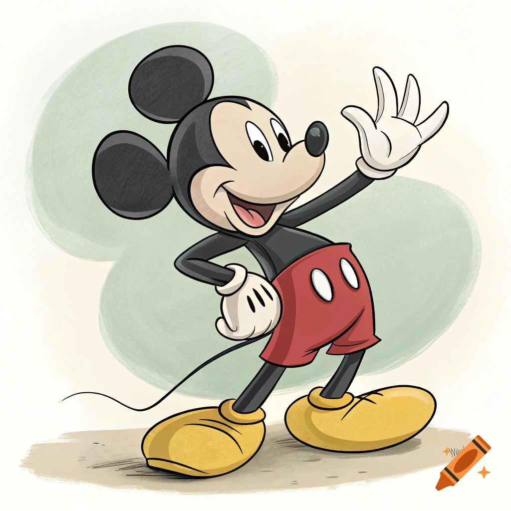 Mickey Mouse images created on Craiyon