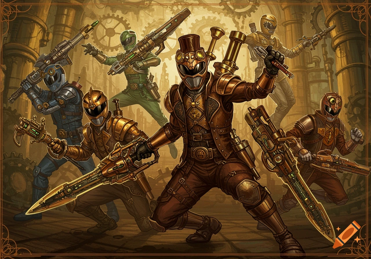 Power Rangers Steampunk