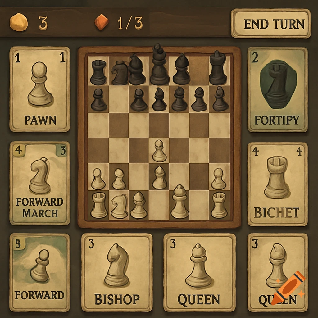 Chess images created on Craiyon