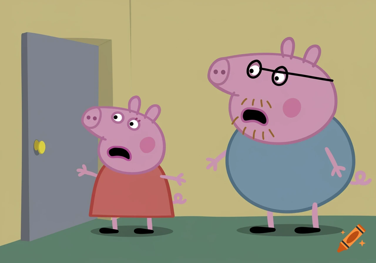 Peppa Pig images created on Craiyon