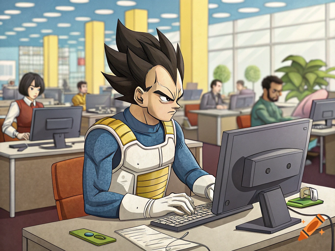 Dragon Ball Z images created on Craiyon