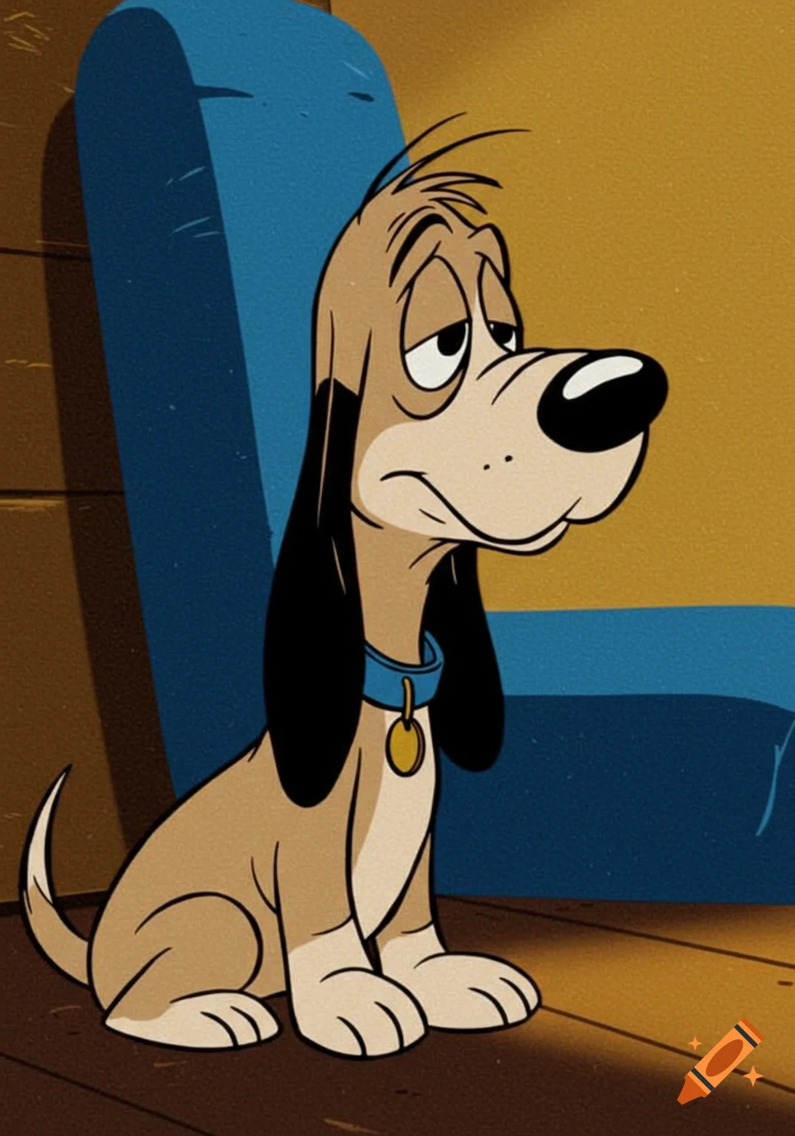 Blue Dog Cartoon Characters
