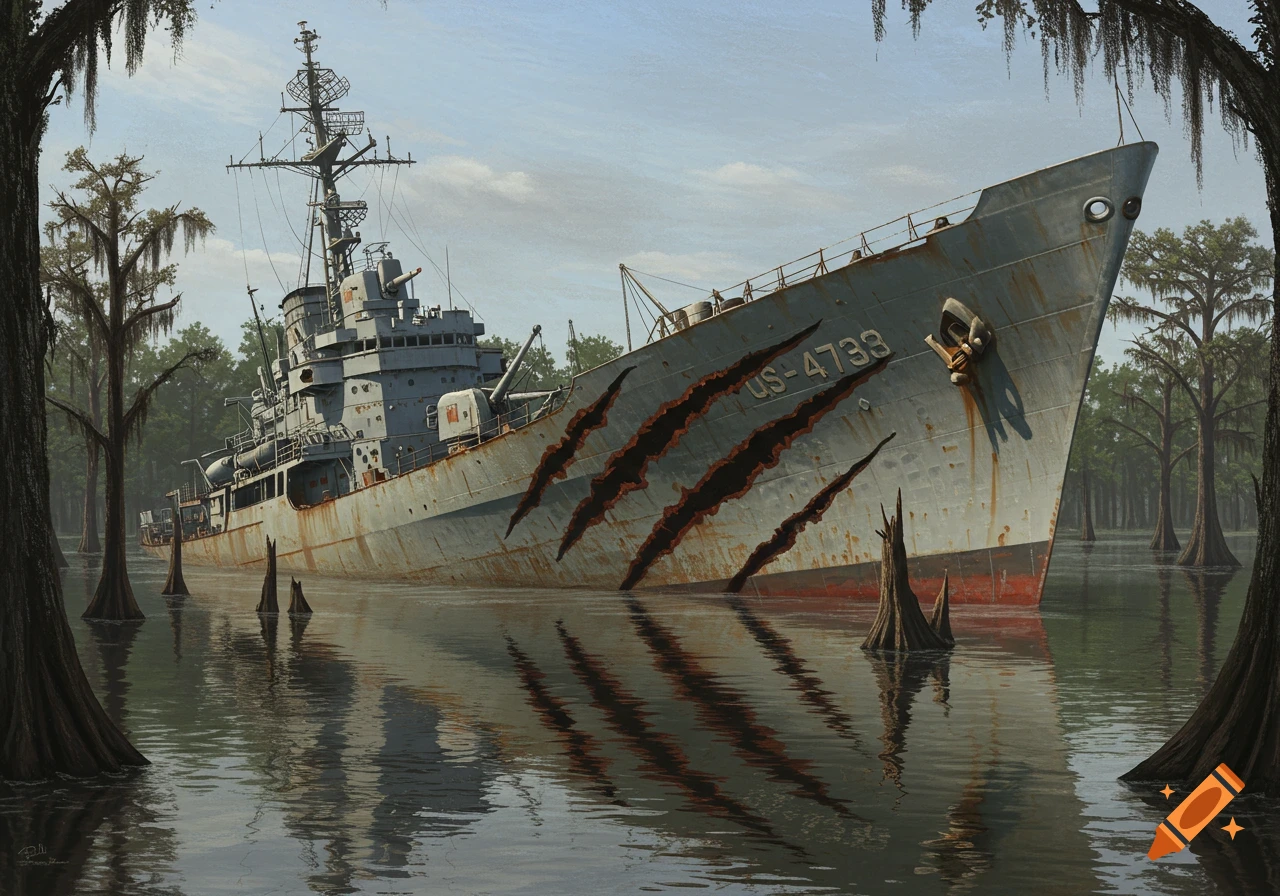 Ships images created on Craiyon