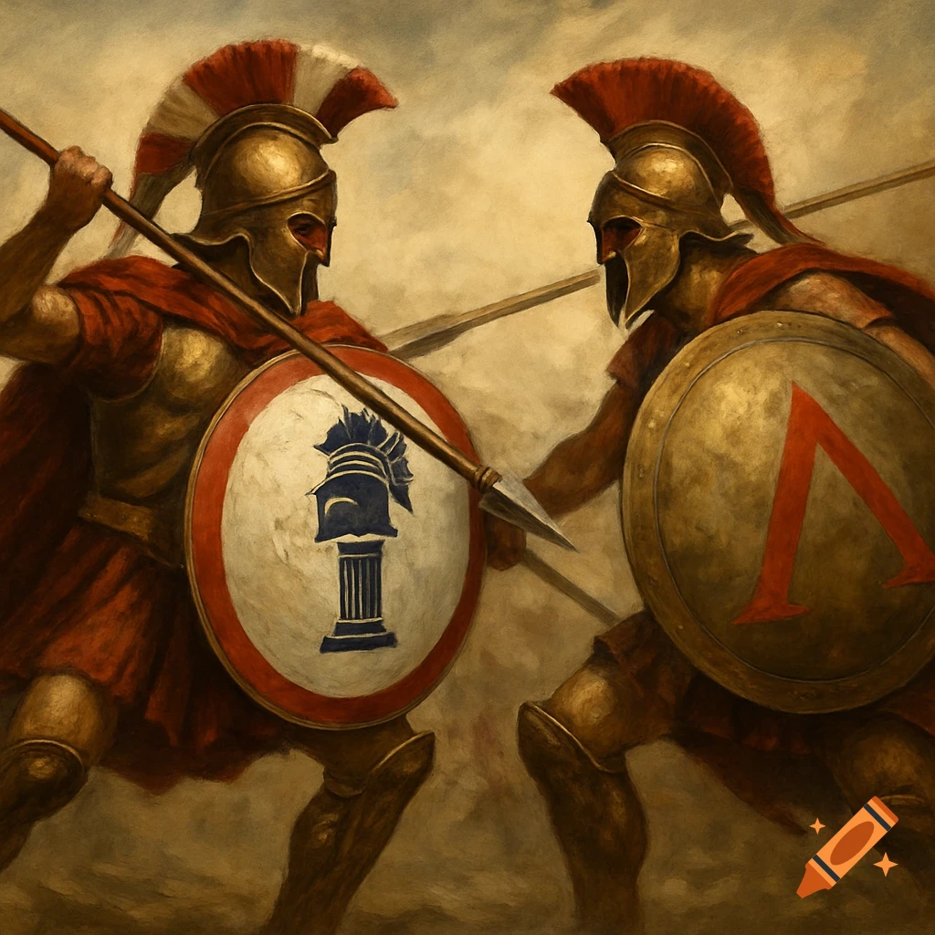 Warfare images created on Craiyon