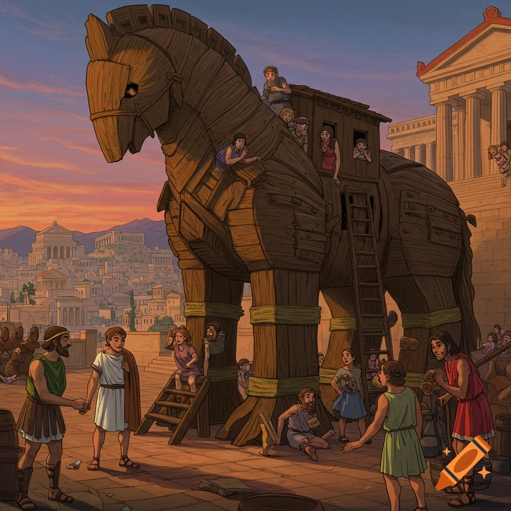 Trojan Horse People Inside