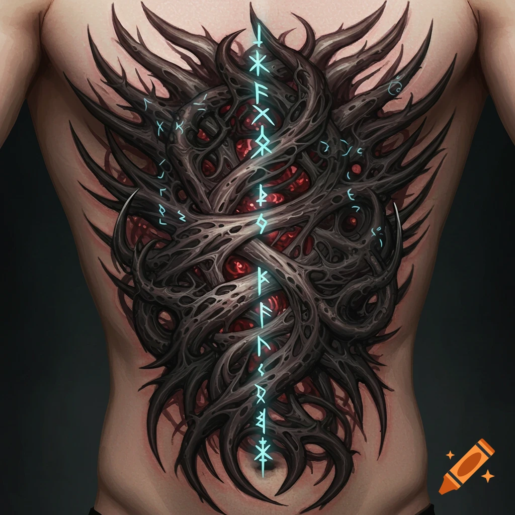 Tattoo images created on Craiyon