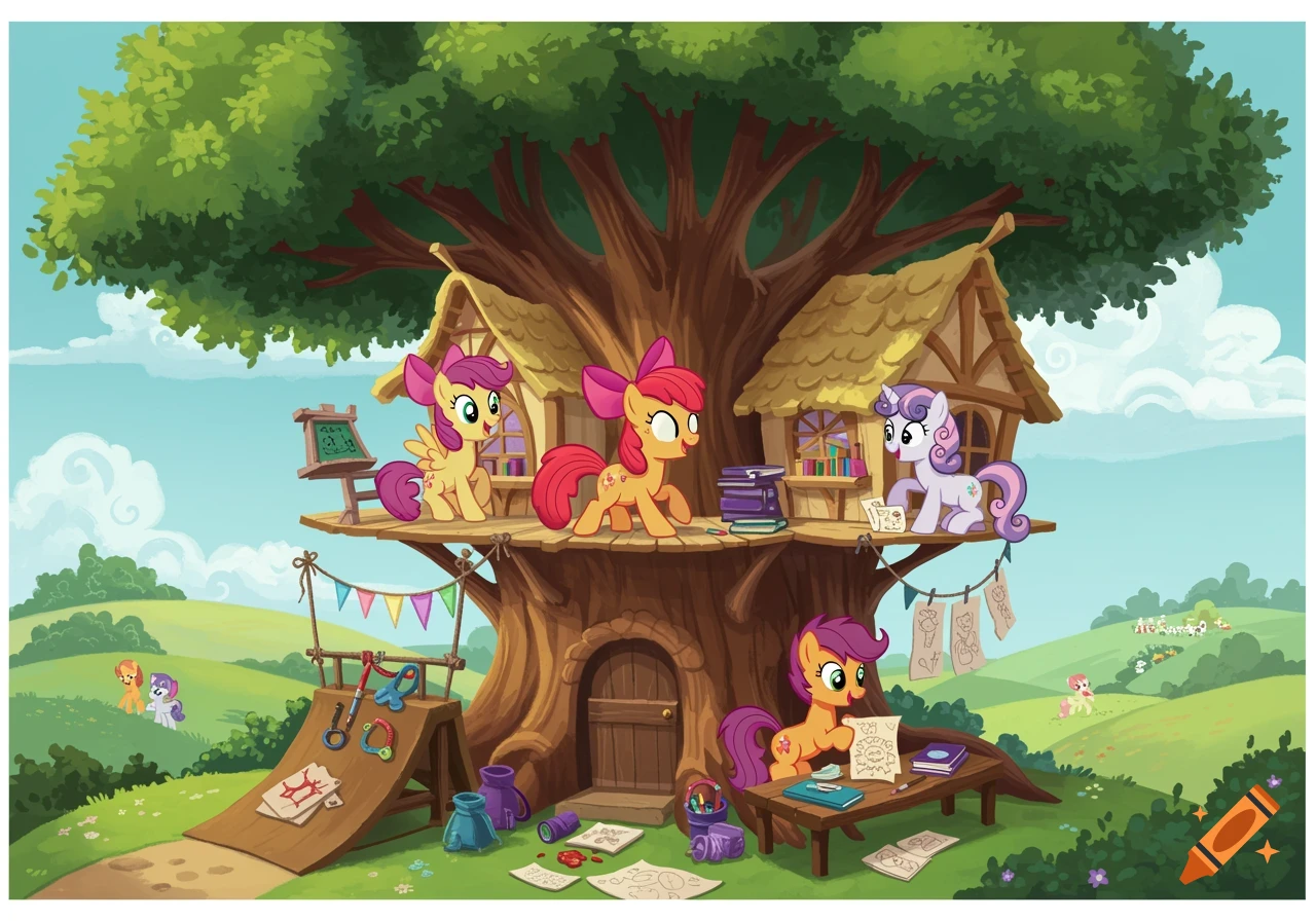 My Little Pony images created on Craiyon