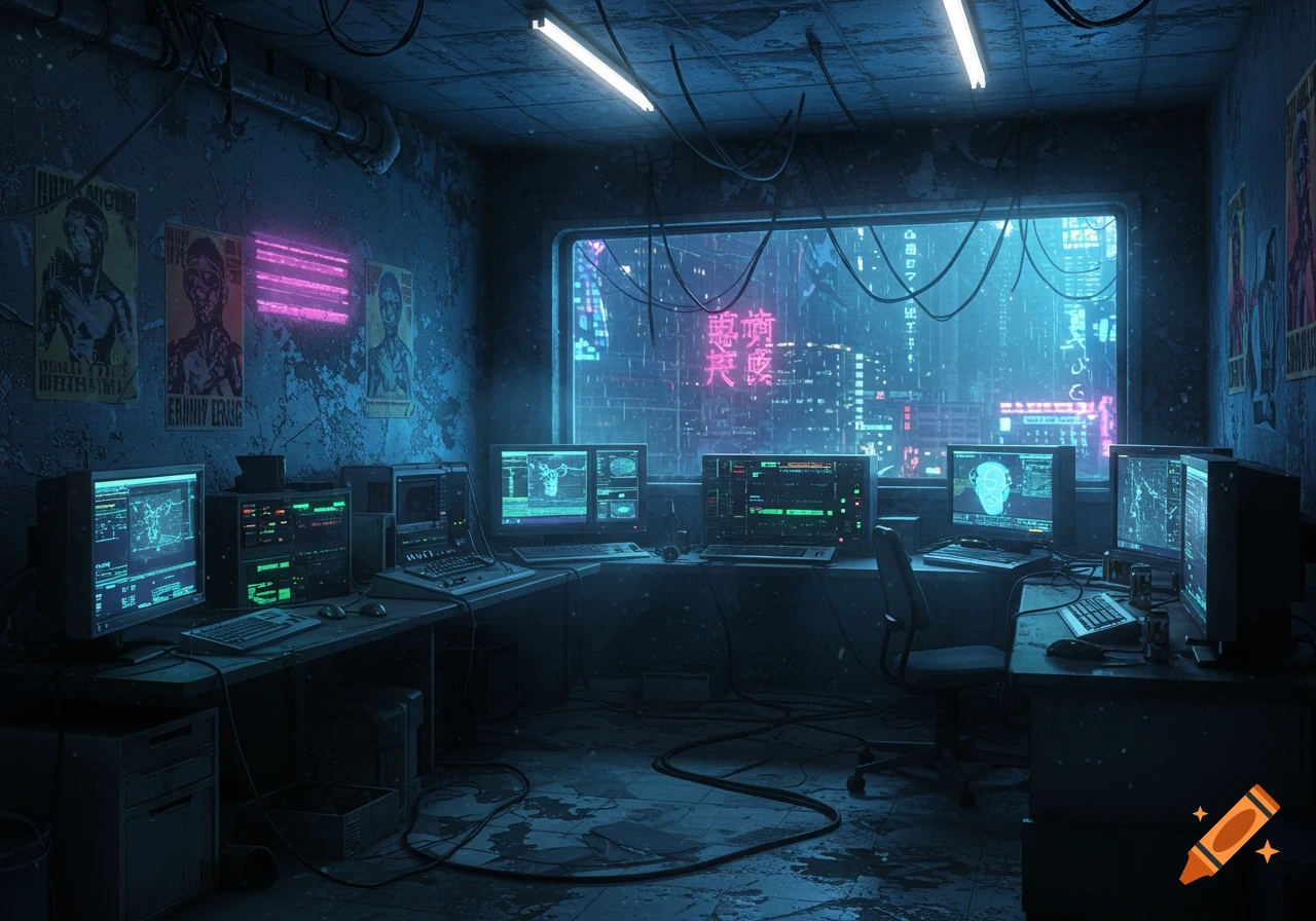 Computers images created on Craiyon