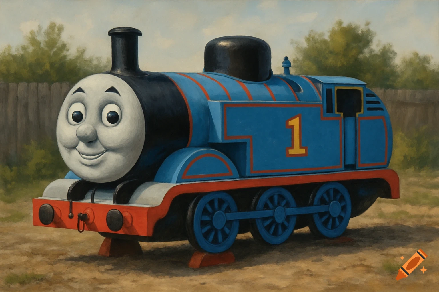 Thomas the Tank Engine images created on Craiyon