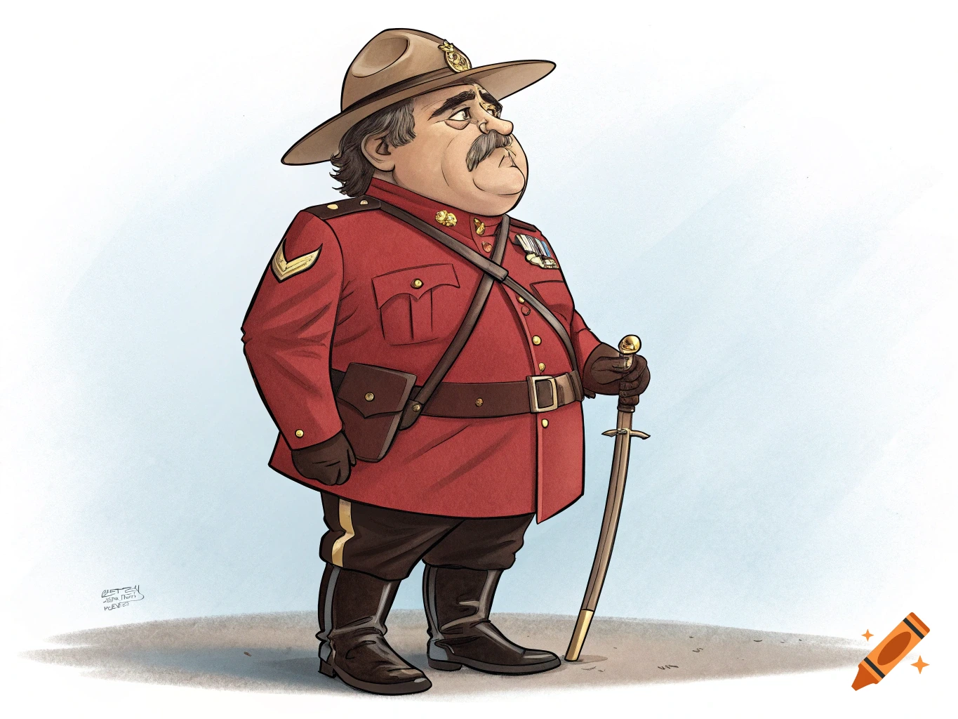 Police images created on Craiyon