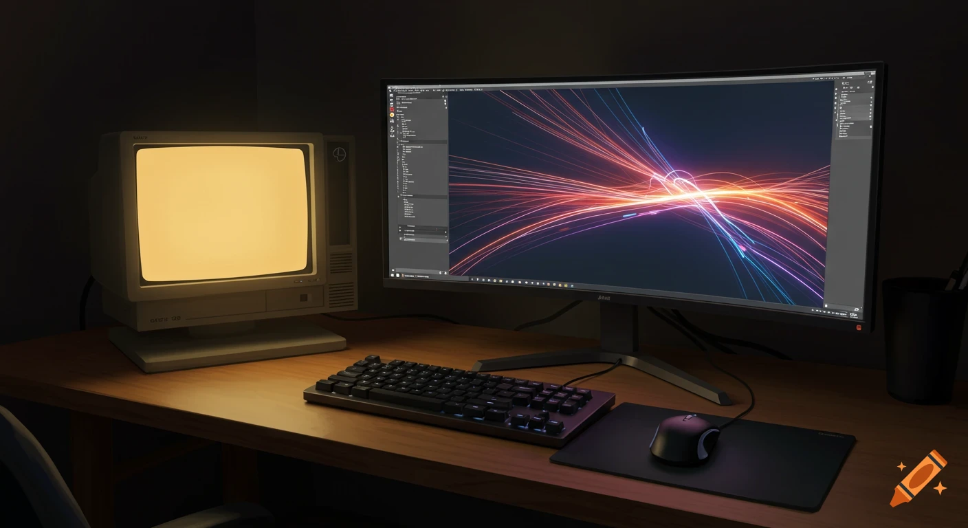 Computers images created on Craiyon