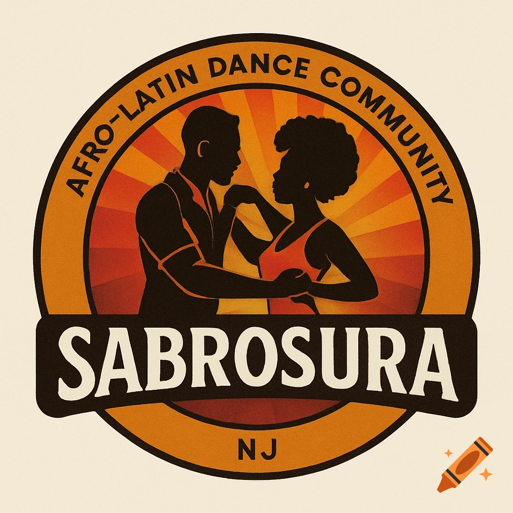 Logo for an Afro-Latin dance community featuring silhouettes of a ...
