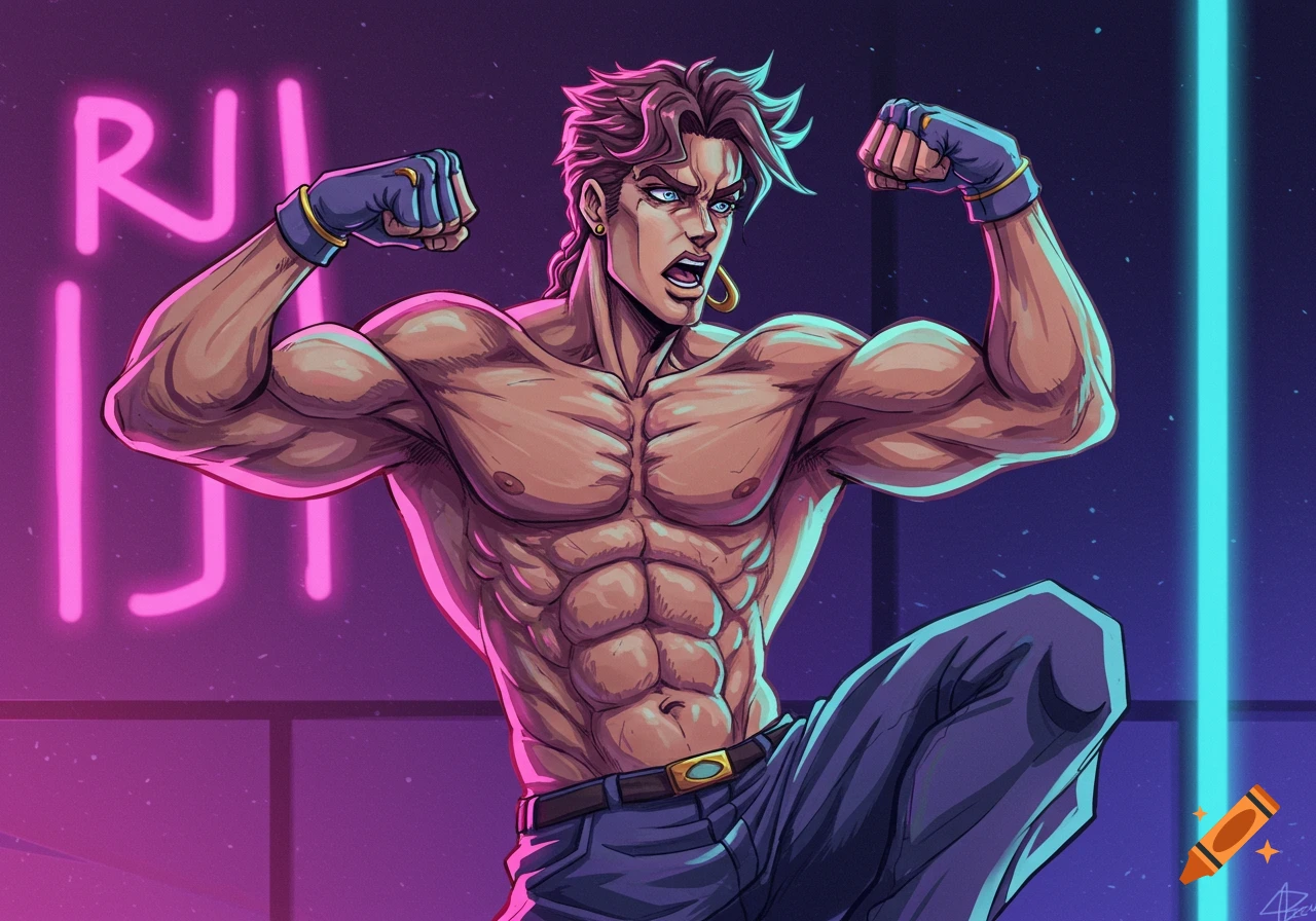 Muscular Man images created on Craiyon