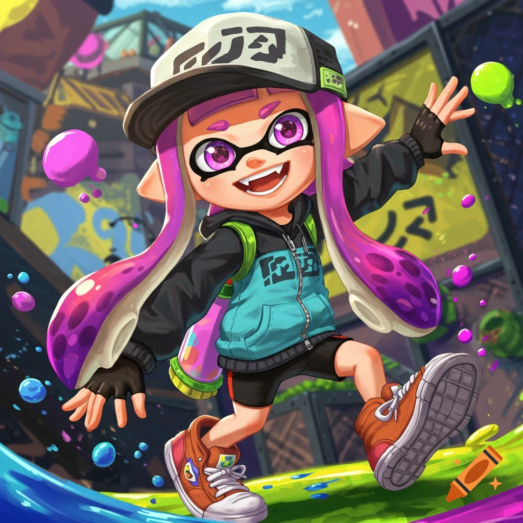 Splatoon images created on Craiyon