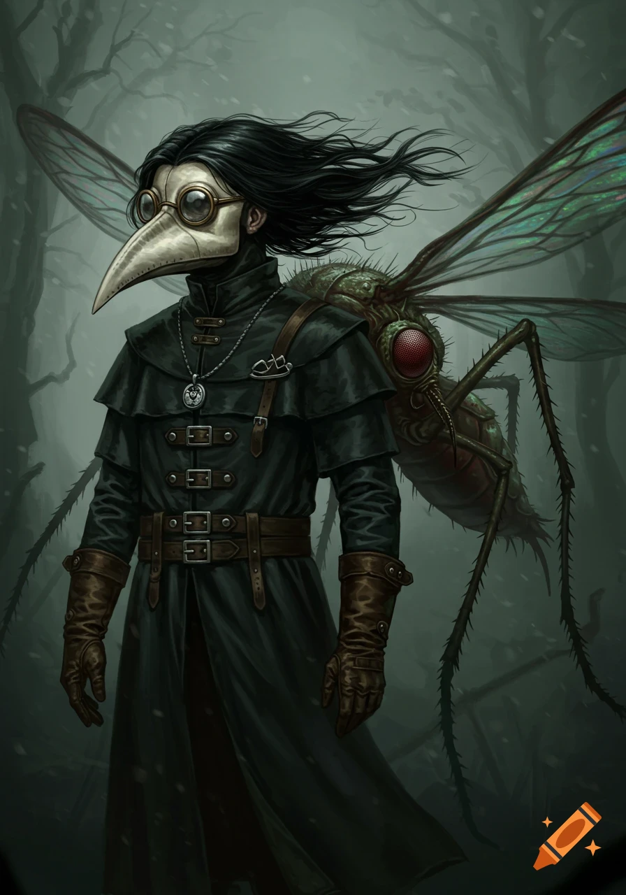 Plague Doctor images created on Craiyon