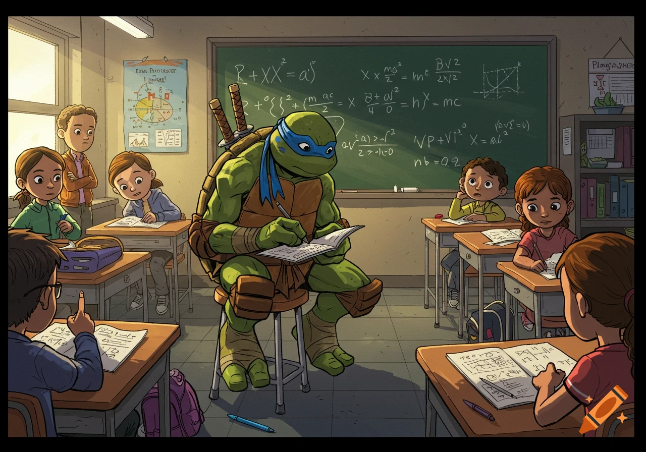 Teenage Mutant Ninja Turtles images created on Craiyon