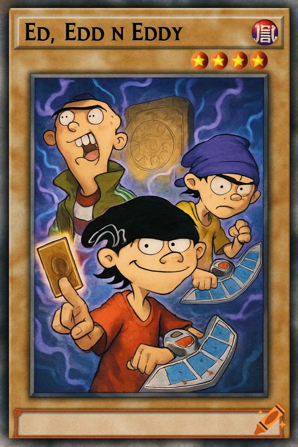 Trading Card images created on Craiyon