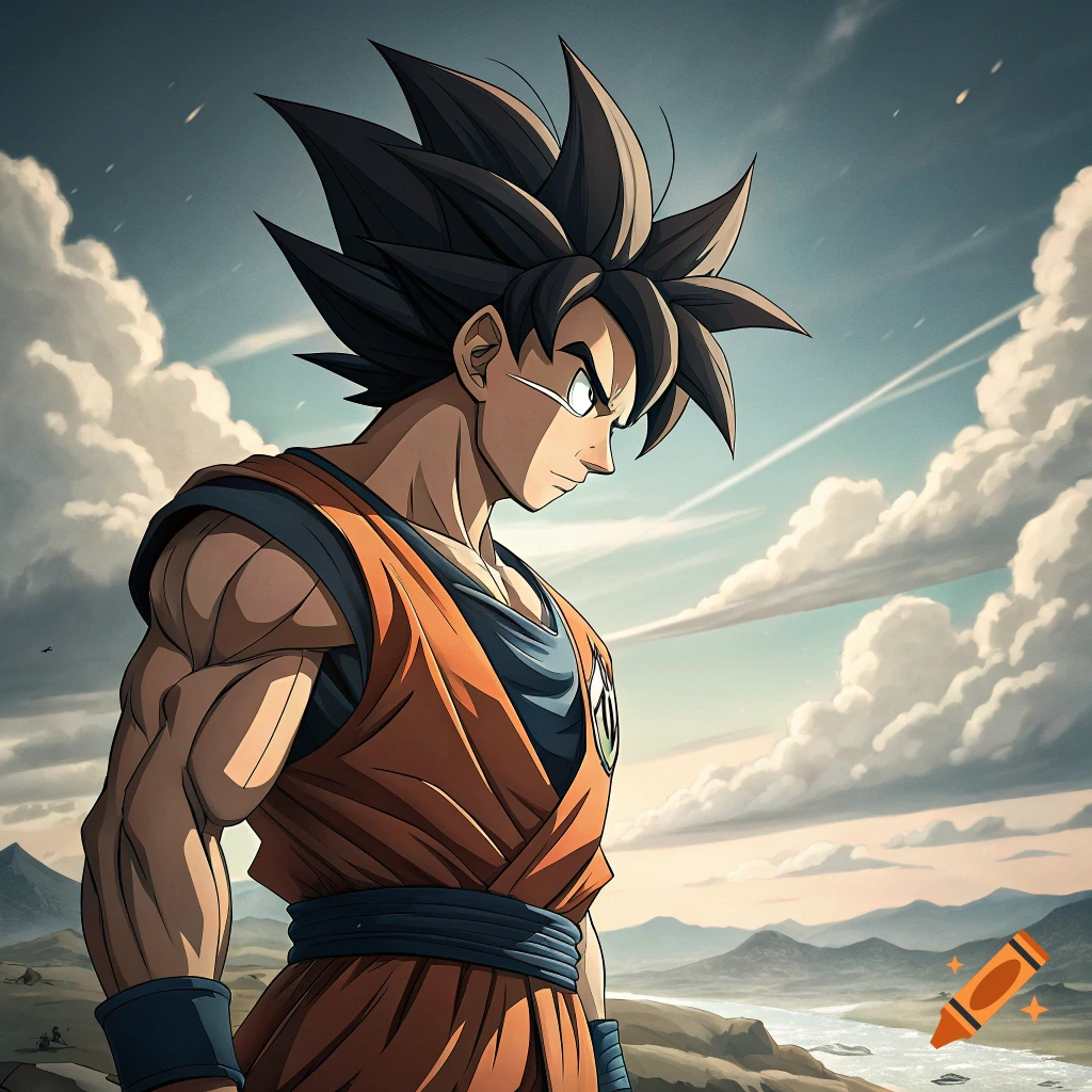 Goku images created on Craiyon