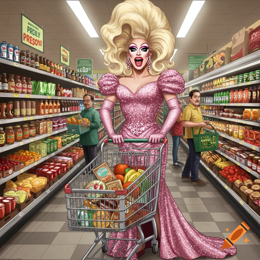 Grocery Store images created on Craiyon