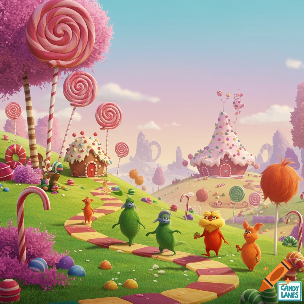 Candy images created on Craiyon