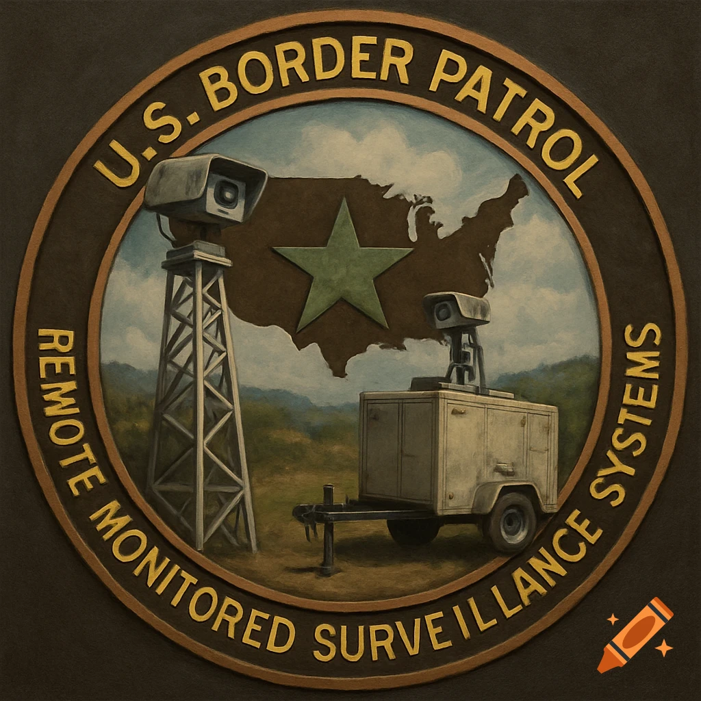 Emblem for U.S. Border Patrol Remote Monitored Surveillance Systems ...