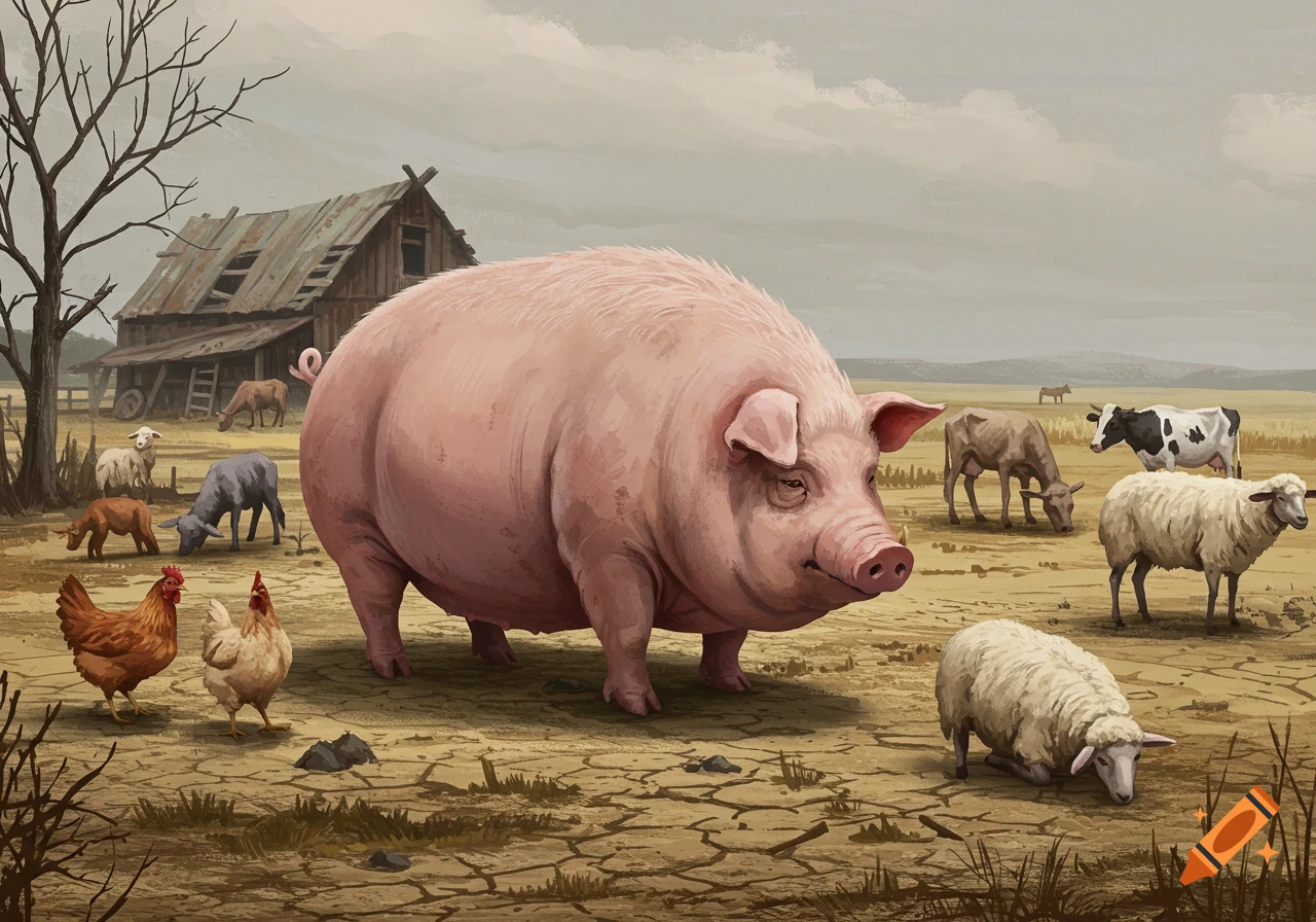 Farm Animals images created on Craiyon