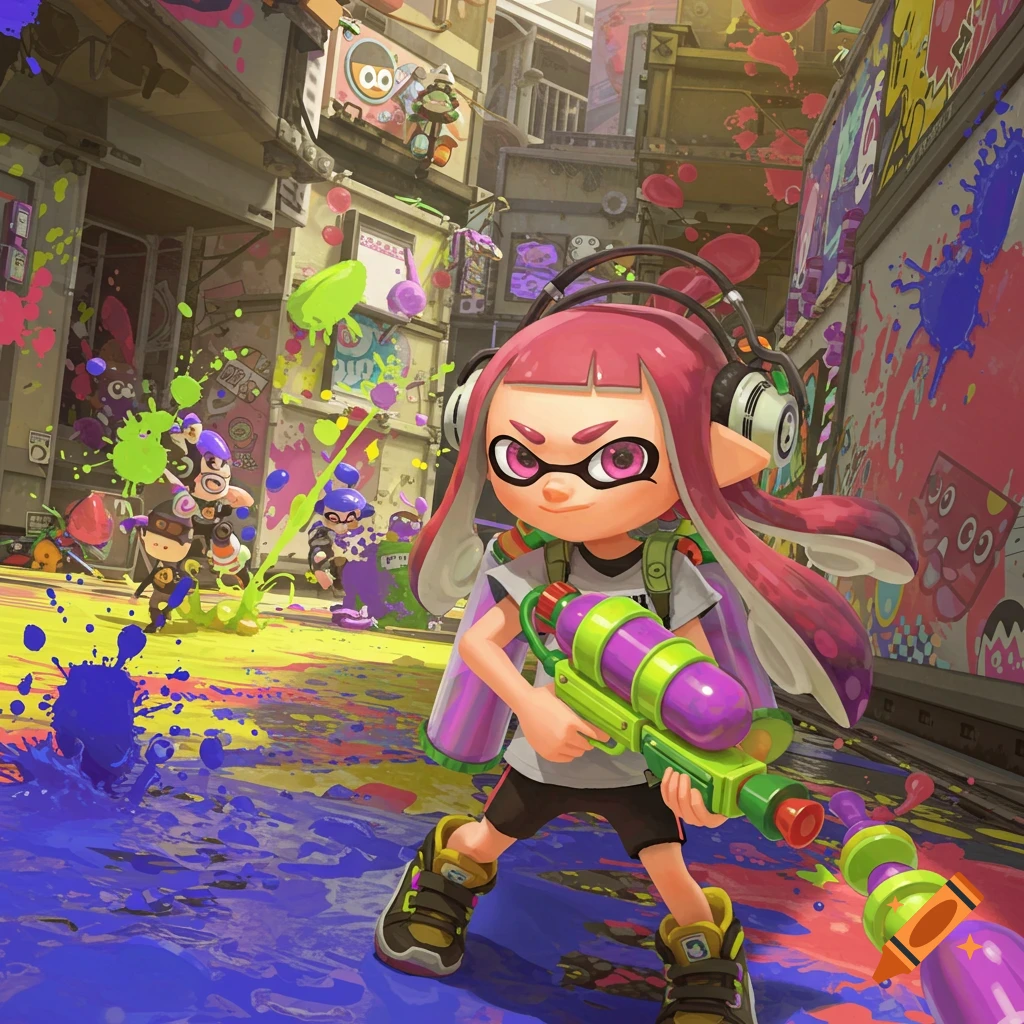 Splatoon images created on Craiyon
