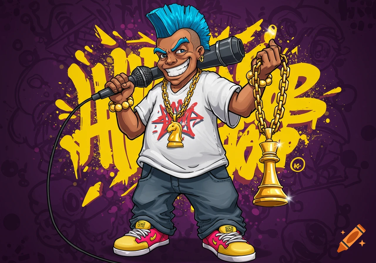 Cartoon Hip Hop Culture