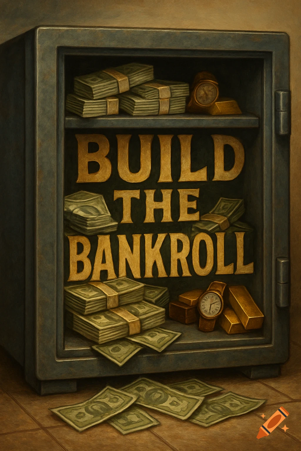 Money images created on Craiyon