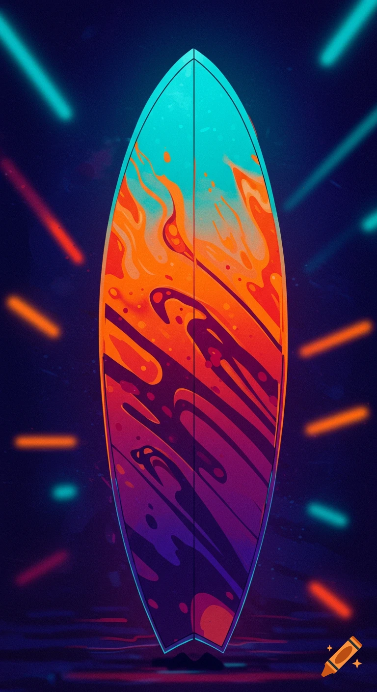 Neon images created on Craiyon