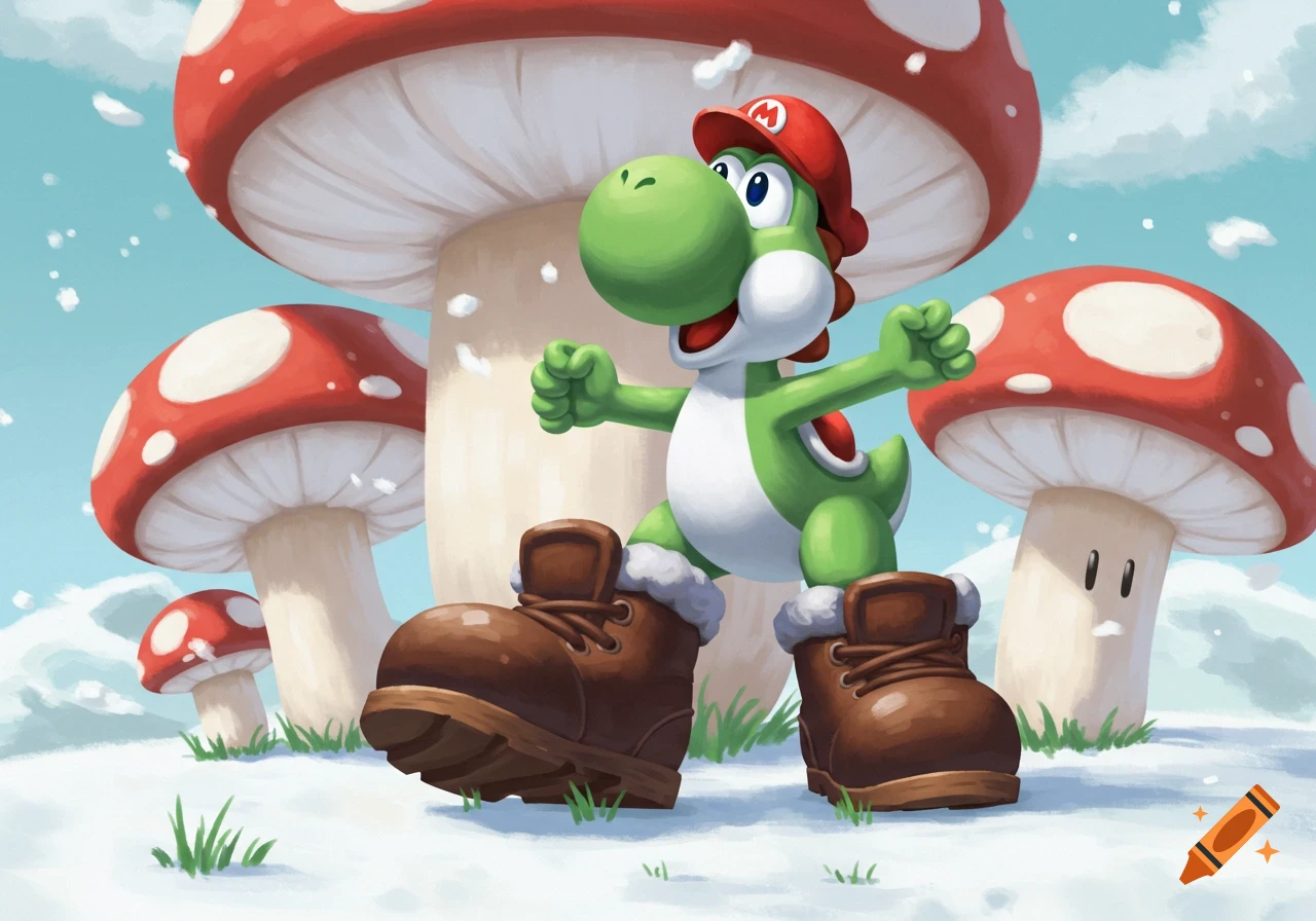 Yoshi images created on Craiyon