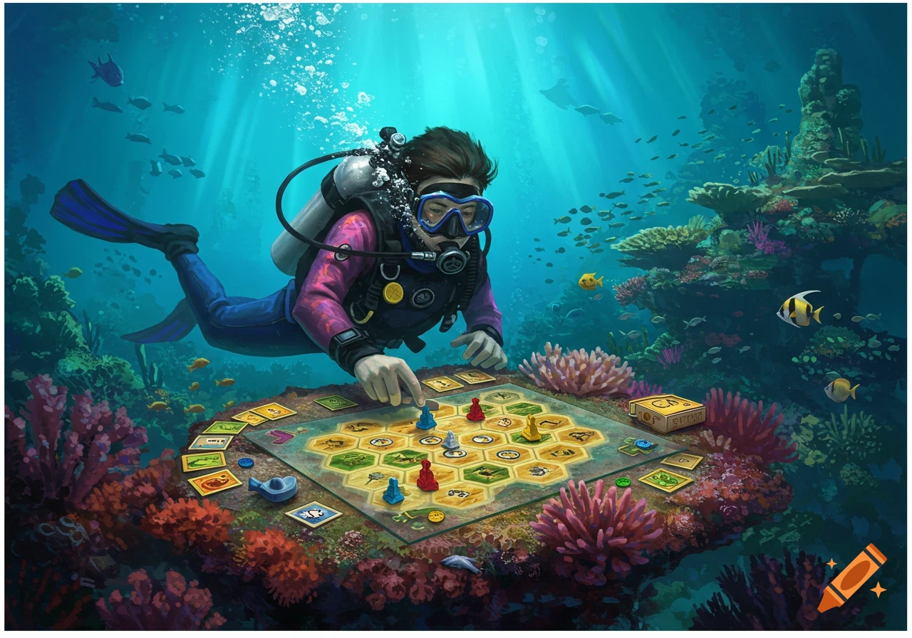 Scuba Diving images created on Craiyon