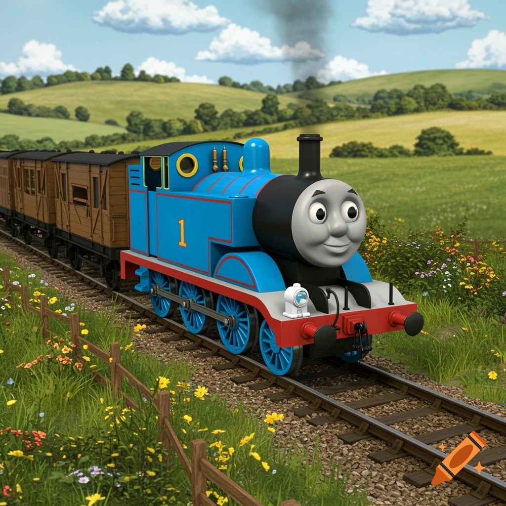 Thomas the Tank Engine images created on Craiyon