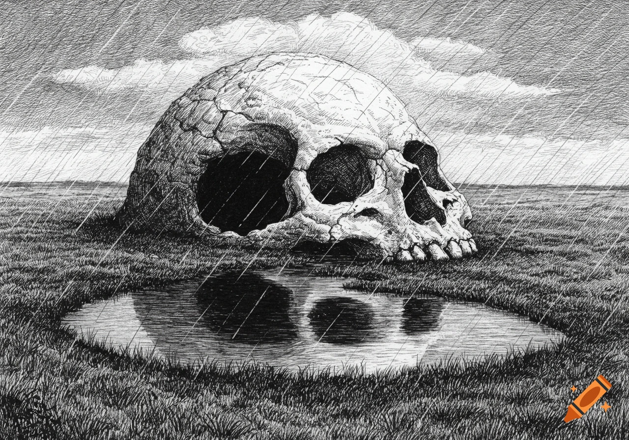 Skull images created on Craiyon