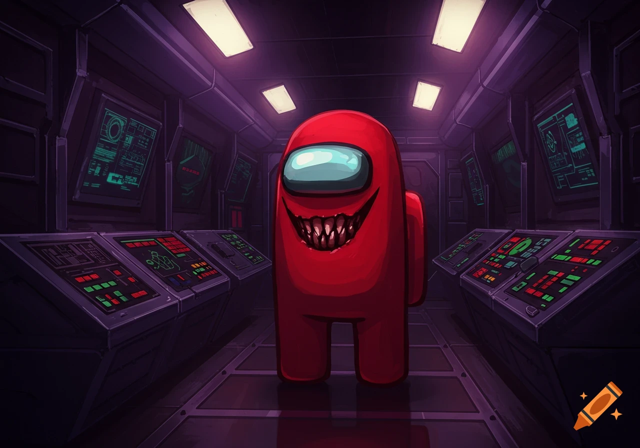 Among Us images created on Craiyon