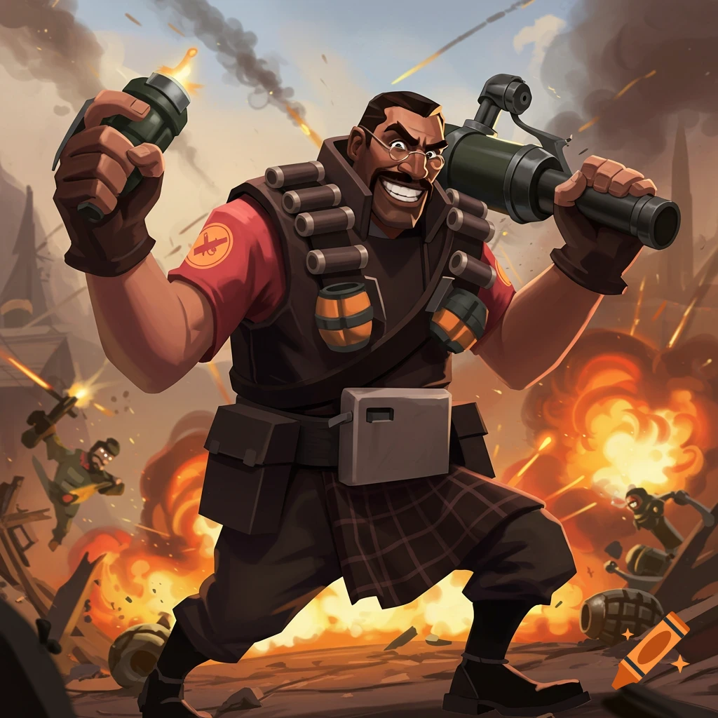 Team Fortress 2 images created on Craiyon