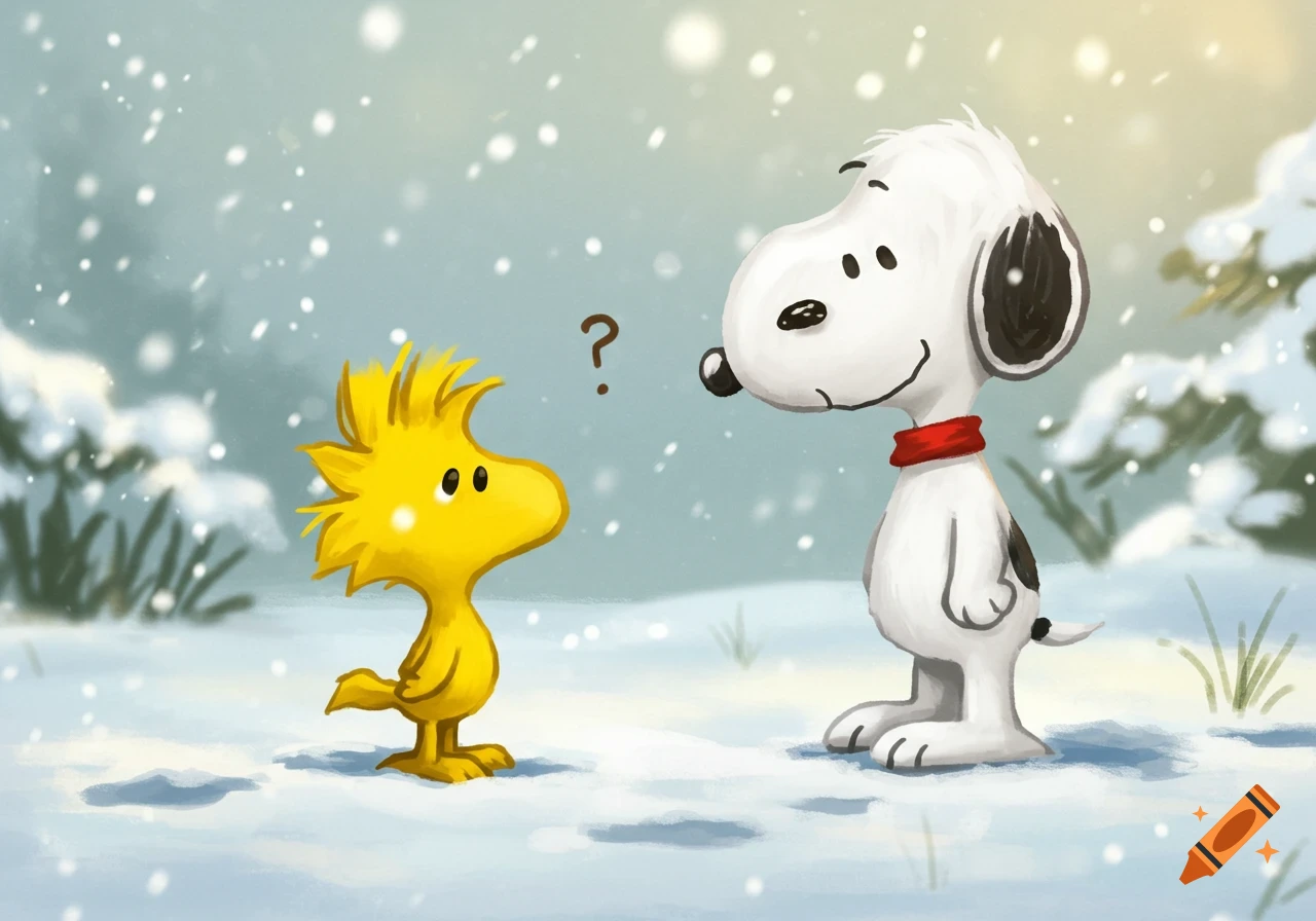 Peanuts images created on Craiyon