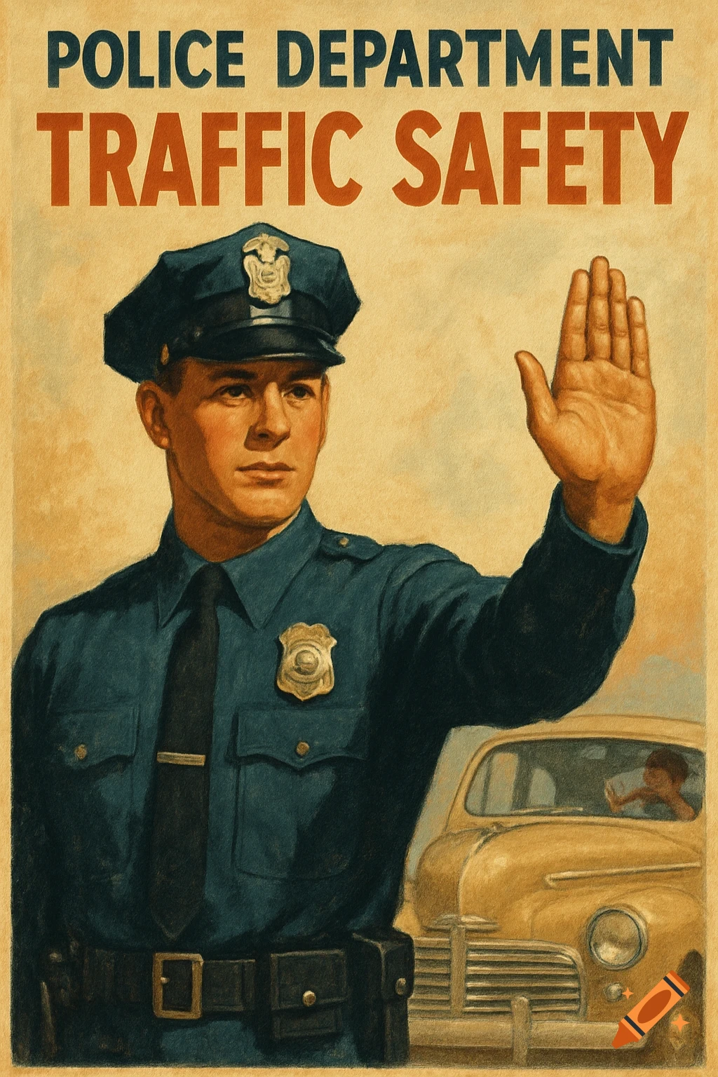 Vintage Poster images created on Craiyon