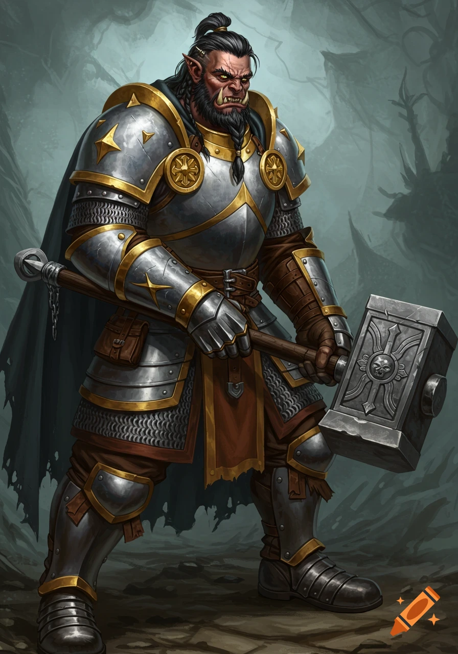 Half Orc Paladijn