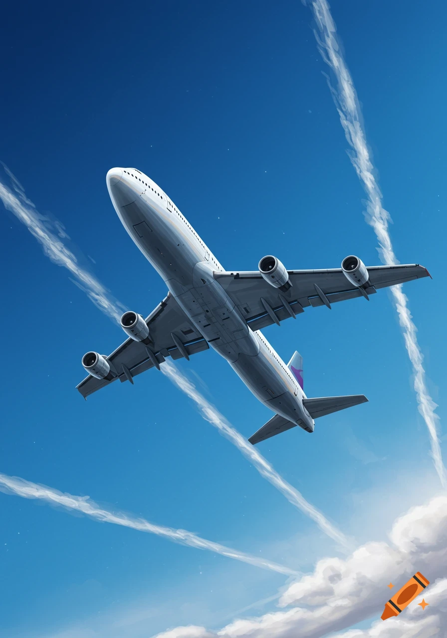 Aviation images created on Craiyon