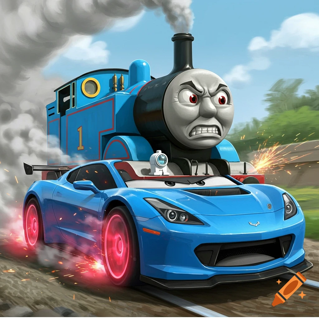 Thomas the Tank Engine images created on Craiyon