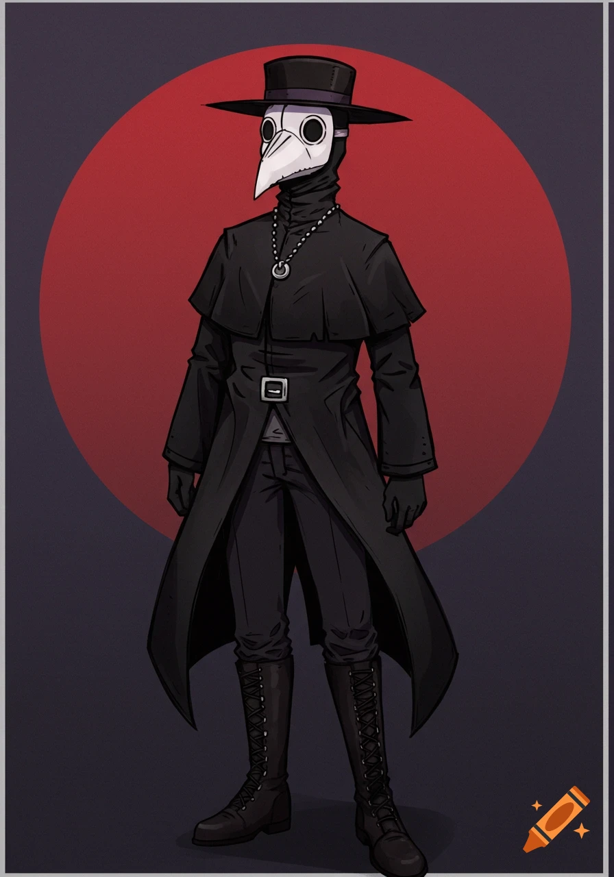 Plague Doctor images created on Craiyon