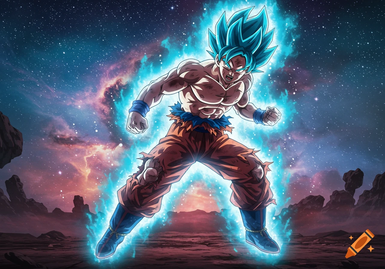 Goku images created on Craiyon