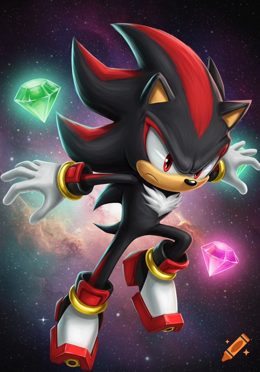 Shadow the Hedgehog images created on Craiyon