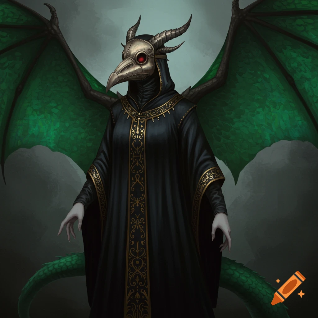 Plague Doctor images created on Craiyon