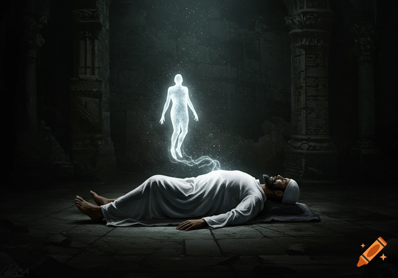 Spirit Rising From Body