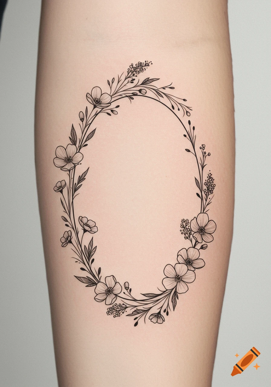 Oval Frame Tattoos