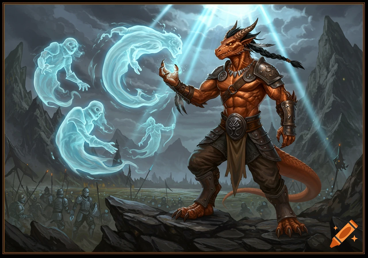 Dragonborn images created on Craiyon